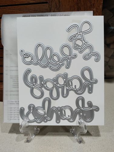 Stamping Up Hello You Thinlits Dies 137363 NEW | eBay