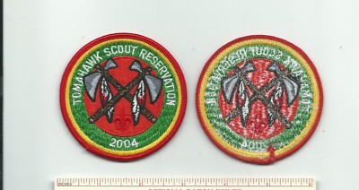SCOUT BSA 2004 TOMAHAWK RESERVATION YEAR PATCH INDIANHEAD COUNCIL MN WI MERGED ! | eBay