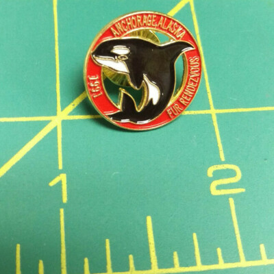 1991 Anchorage Alaska Fur Rondy Collectors Lapel Pin - Fur Rendezvous ...