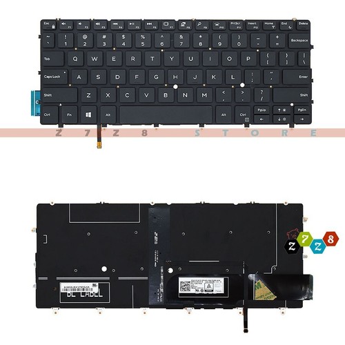 New Laptop Keyboard For DELL XPS 13 9370 9380 7390 9305 Backlit US | eBay