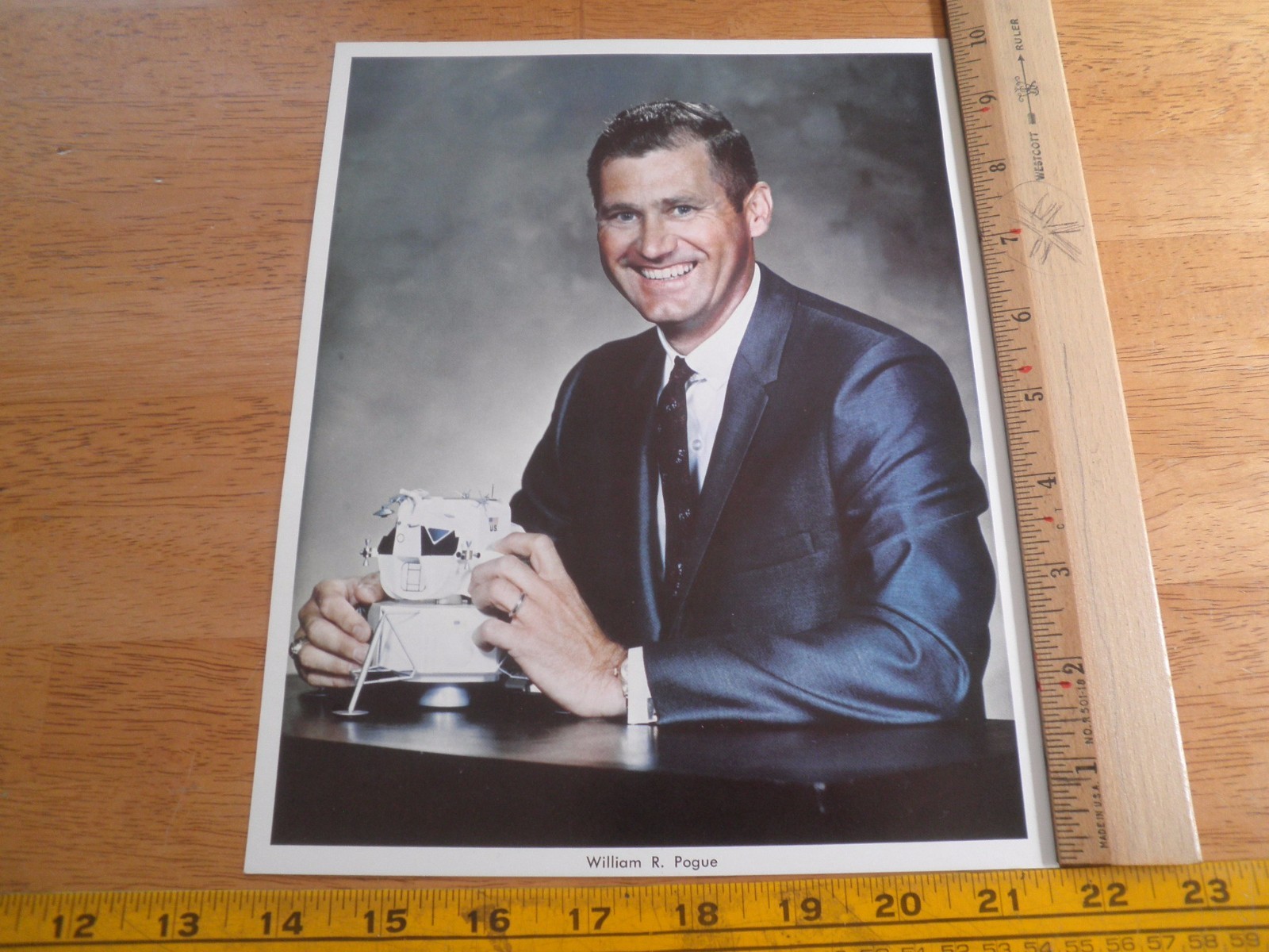 Apollo 7 11 Astronaut William Pogue NASA picture 1966 ORIGINAL Skylab 4 ...