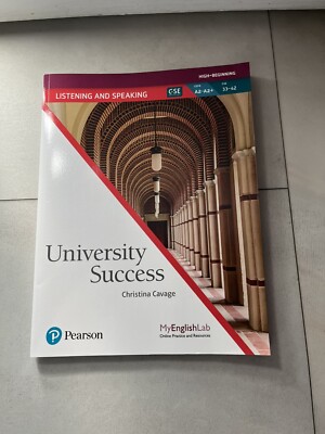 University Success Listening And Speaking A2-A2+ High-Beg Pearson My ...