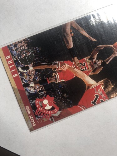 1995-96 Upper Deck Collector's Choice - Scouting Report Michael Jordan ...