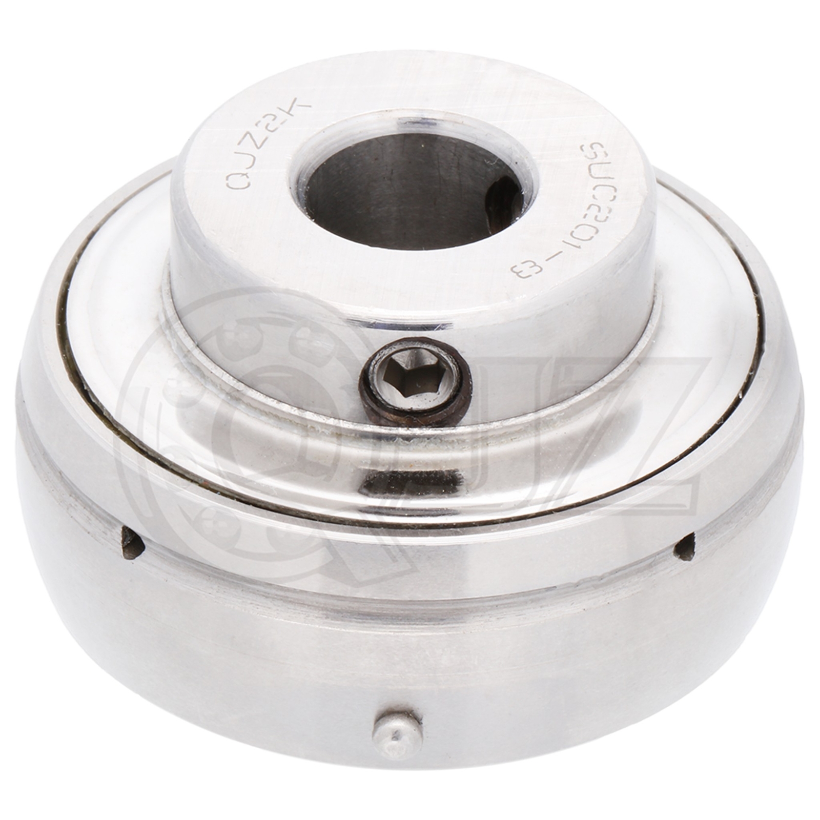 [Qty.1] SUC201-8 Stainless Insert Bearing w/ Set-Screw Lock [1/2" ID x ...