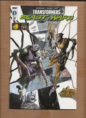 TRANSFORMERS BEAST WARS #8 RYAN MILLER INCENTIVE VARIANT COVER IDW RI ...