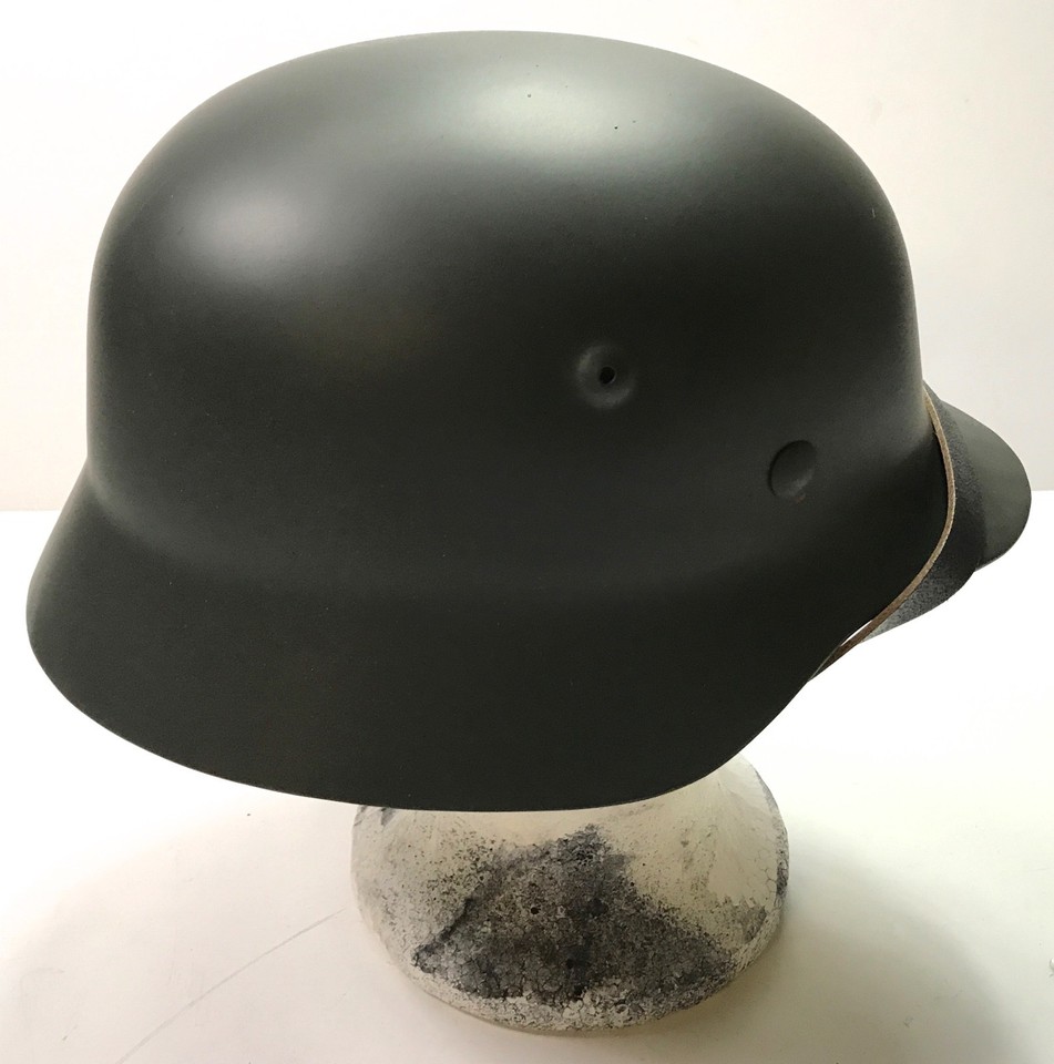 WWII GERMAN M40 COMBAT FIELD HELMET- 68 SHELL, 60 LINER | eBay