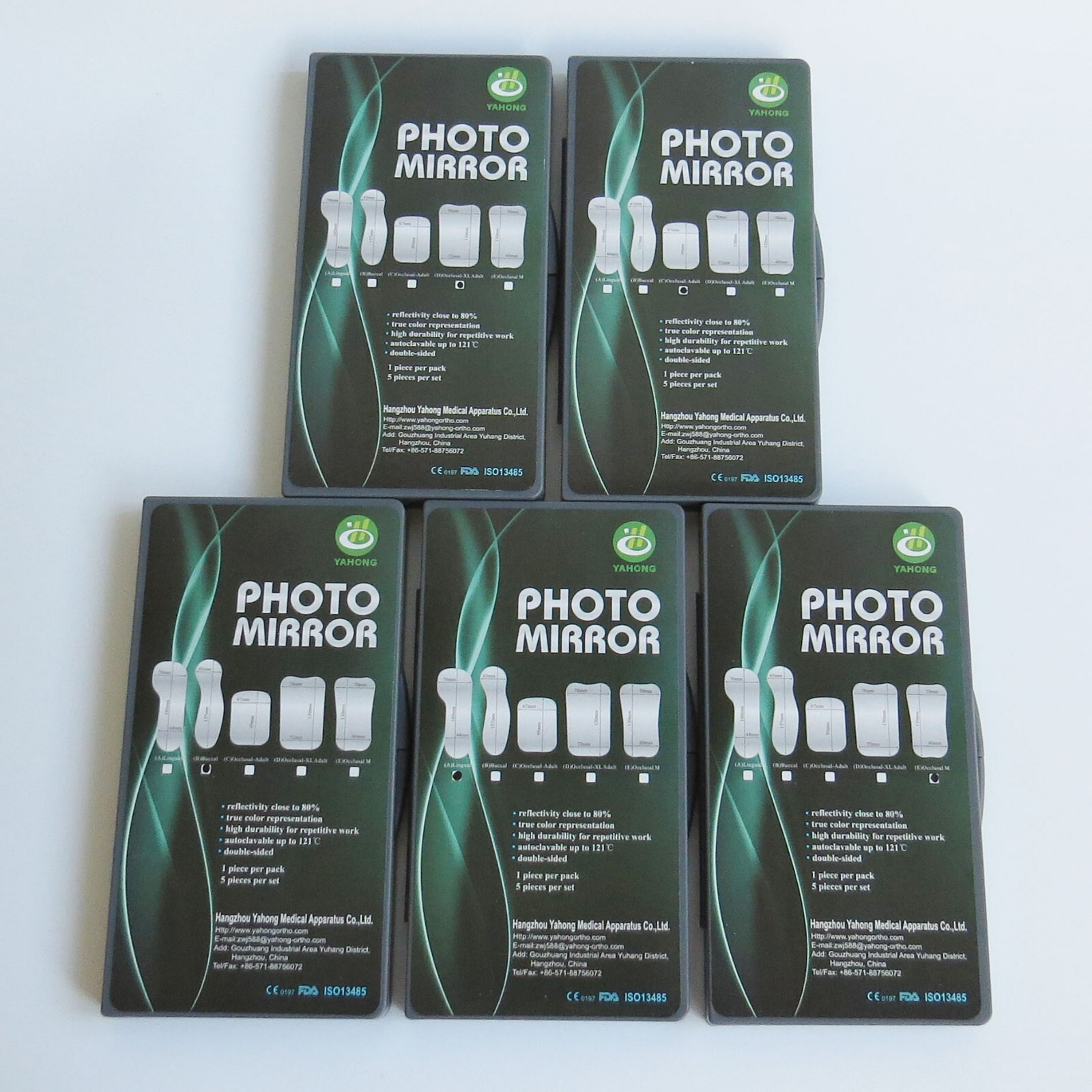Dental Double Sided Photo Mouth Mirrors Intraoral Photographic Glass