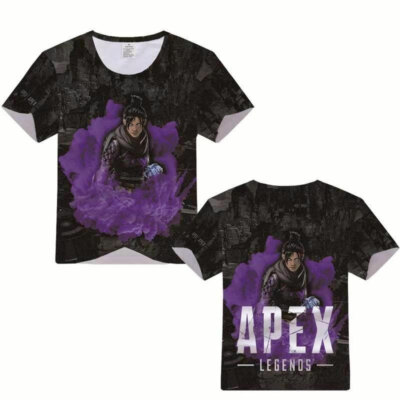 Apex Legends 3D Digital Print Wraith Full Color Short Sleeve T-Shirt | eBay