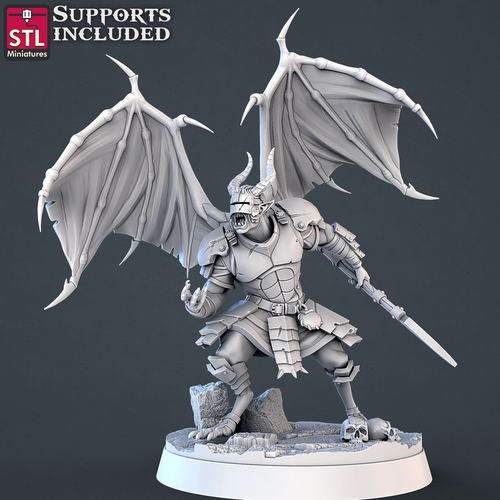 3D Printed STL Miniatures Demons Set | 28 - 32mm War Gaming D&D | eBay