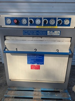 Bauer CFS II-3M Explosion Proof Fill Station For Scuba Tanks | eBay