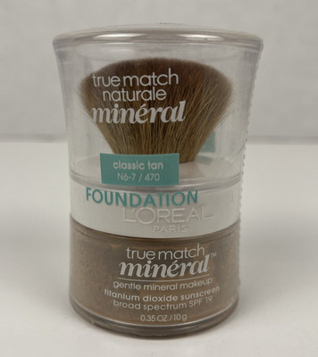 L'Oreal Foundation True Match Mineral Loose Powder n6-7 470 Classic Tan ...