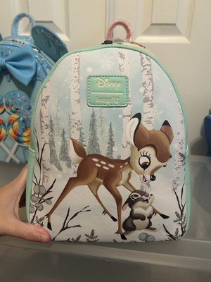 LOUNGEFLY Disney Bambi & Thumper Snow Day Scene Backpack Bag | eBay UK