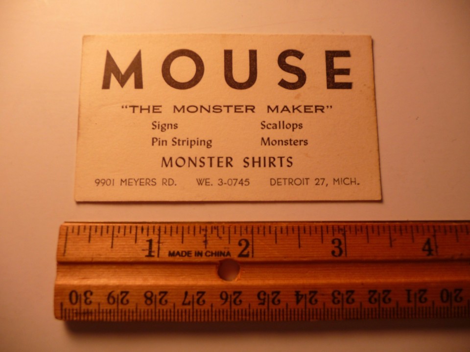 Stanley Mouse Weirdo T-Shirt Catalog #3 1962 Ed Roth Detroit MI ...