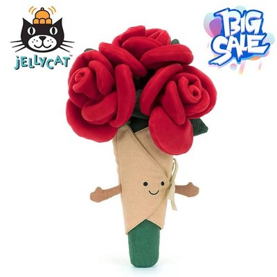 2025 Brand New JellyCat Amuseable Rose Bouquet soft toy 30cm- UK HOT ...