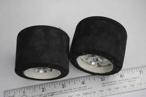 Vintage 1:10 Bolink RC Car Rims w/ foam tires & Aluminum Wheel adapters ...