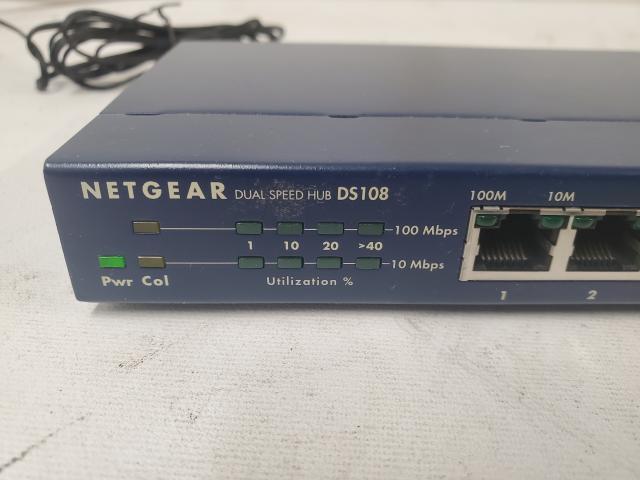 Netgear DS108 Dual Speed 10/100 Mbps 8 Port Ethernet Hub | eBay