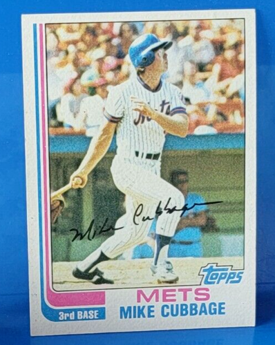 Mike Cubbage 3B Mets Topps Baseball Card #43 1982 | eBay