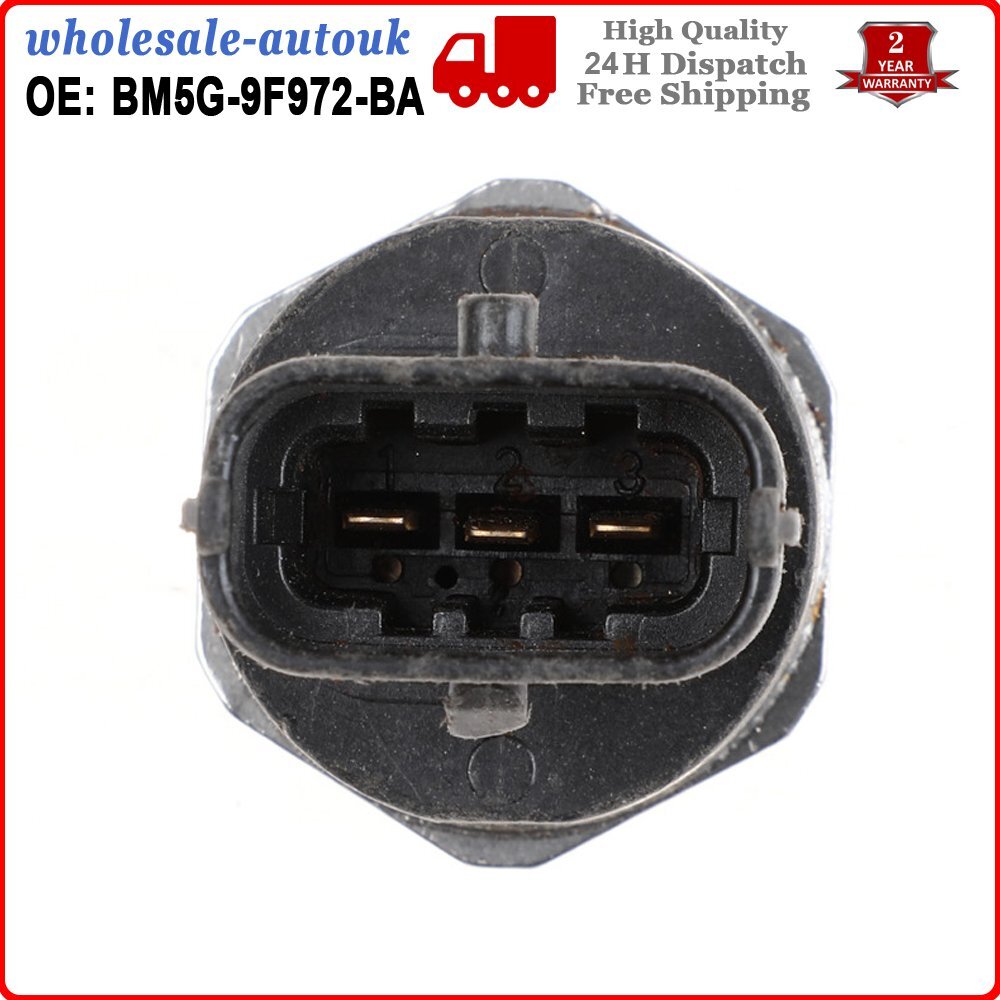 FORD FOCUS FIESTA KUGA BMAX ECOBOOST FUEL RAIL PRESSURE SENSOR BM5G ...