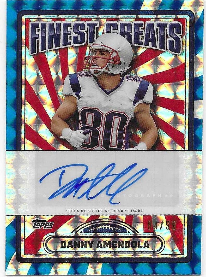 2024 Topps Finest - Finest Greats Autographs Danny Amendola #FG-DA Blue ...