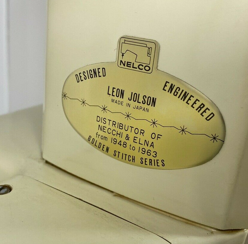 Nelco Sewing Machine SZF-3 Golden Stitch Series Vintage and Rare | eBay