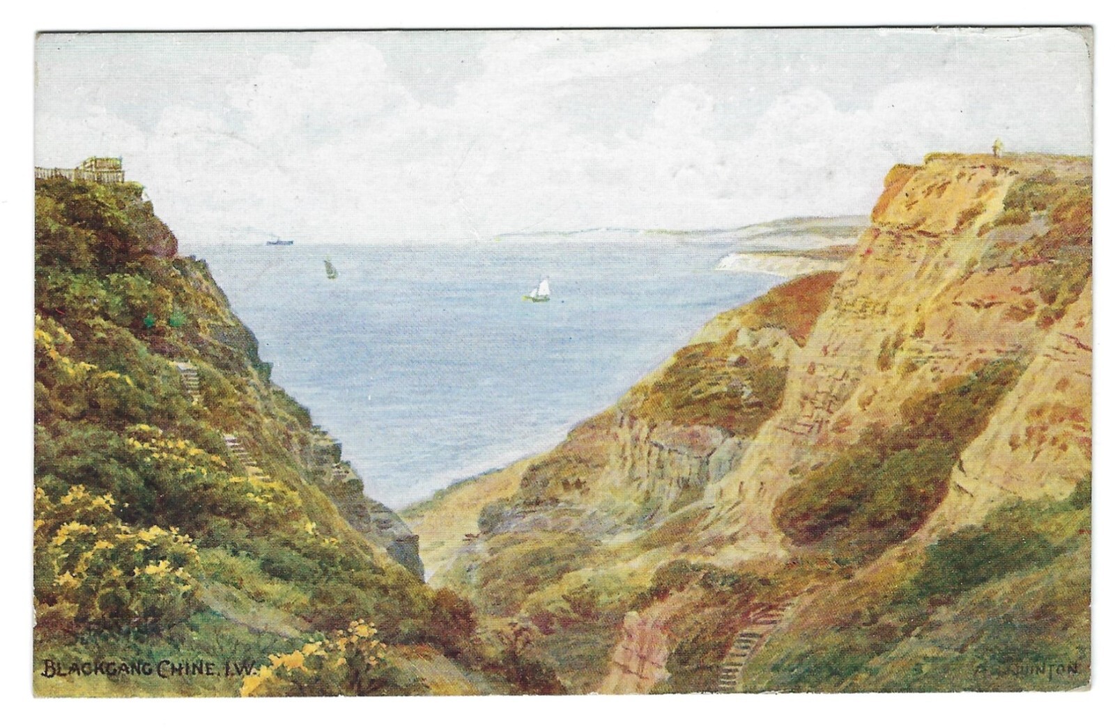 A R Quinton postcard 1640. Blackgang Chine IoW. posted 10/08/1923 | eBay