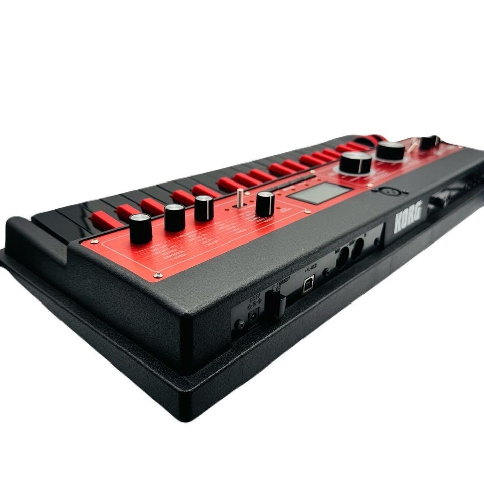 KORG MicroKORG XL + BKRD Synthesizer Limited Black Red w/Vocoder ...