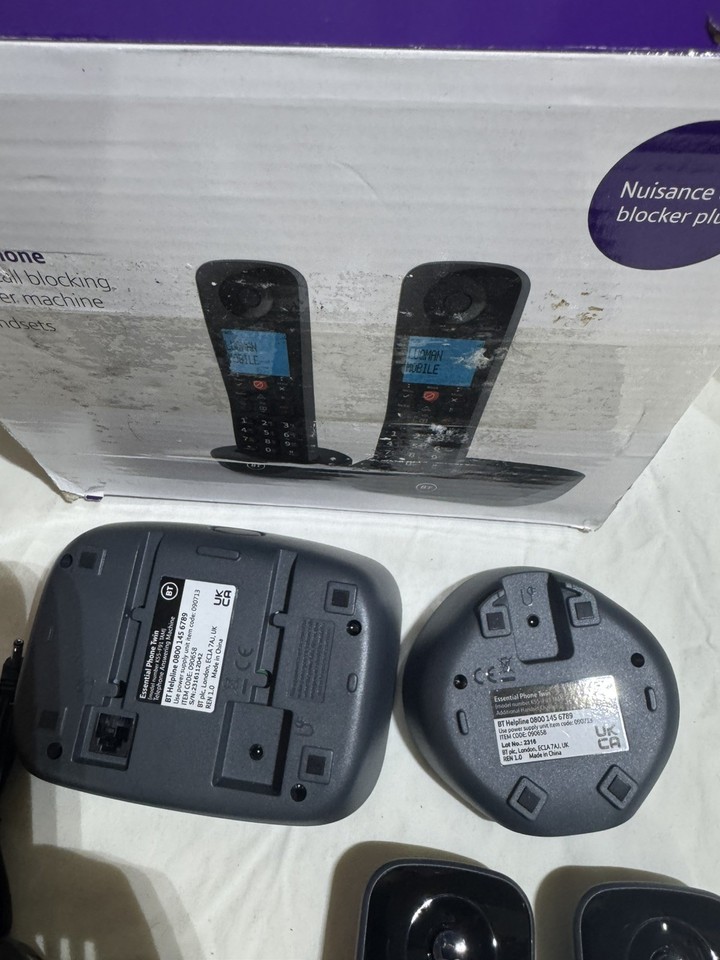 BT Everyday Cordless Landline House Phone, Home Phone, Basic Call ...