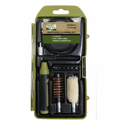 Sport Ridge 13pc 12 Guage Shotgun Field Cleaning Kit Brush/Patches/Rod ...