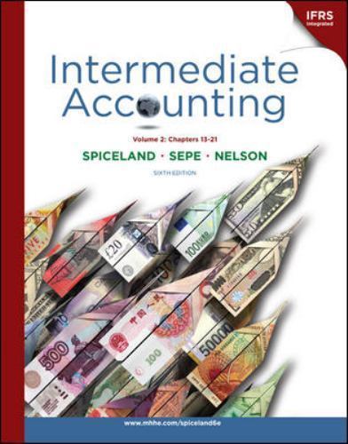 Intermediate Accounting, (ch. 13-21) by James Sepe and J. David ...