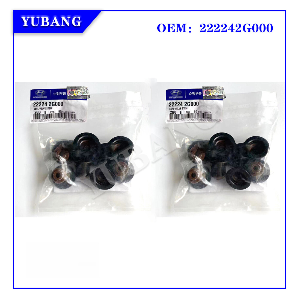 16pcs Valve Stem Oil Seals For 06-17 Hyundai Kia 1.6L 1.8L 2.0L 2.4L ...