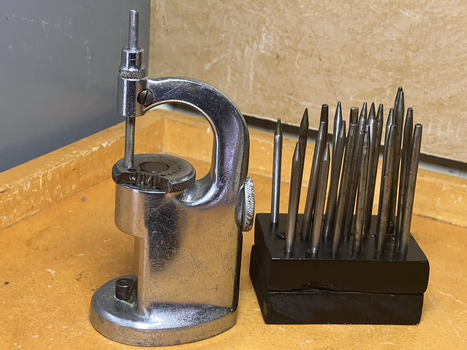 Mosely Staking Tool Jewel Jeweling Press Punch Set Watchmaker Repair | eBay