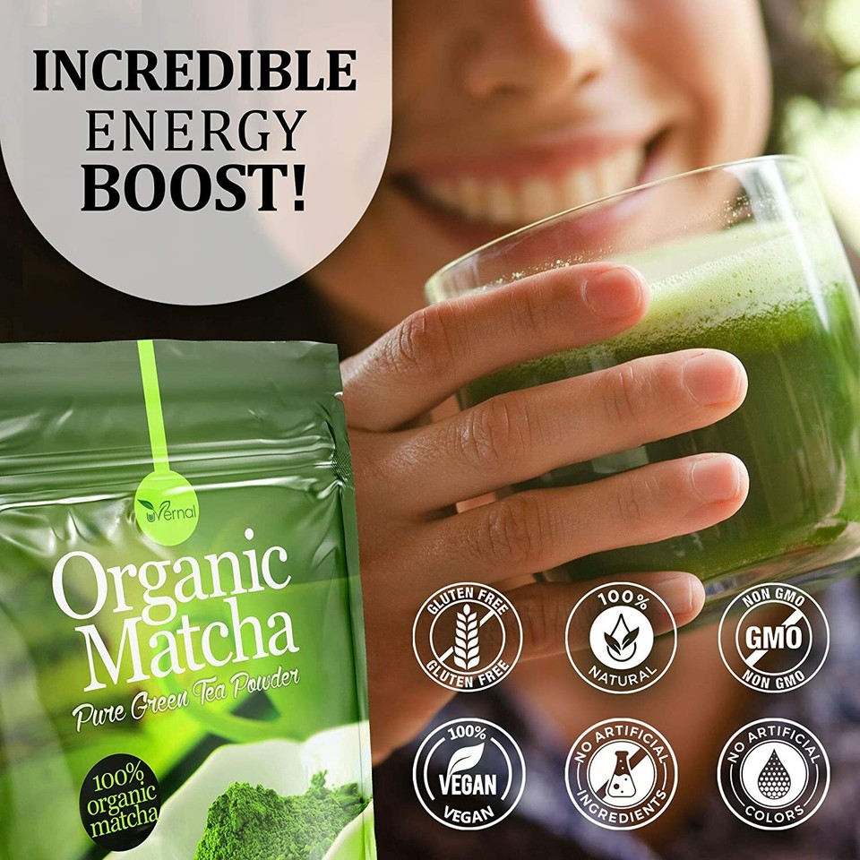 Organic Matcha Green Tea Powder 100% Pure Matcha 4oz 859327007120| eBay