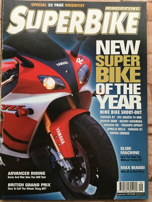 Superbike Magazine - September 1999 - Super bike of the year, Max ...