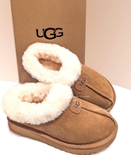 NEW 100% Authentic UGG Brand Women's Tazzette Collar Slippers Shoes ...