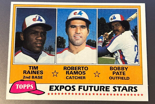 1981 TOPPS baseball #479 TIM RAINES RC EXPOS HOF ex-nr/mt | eBay