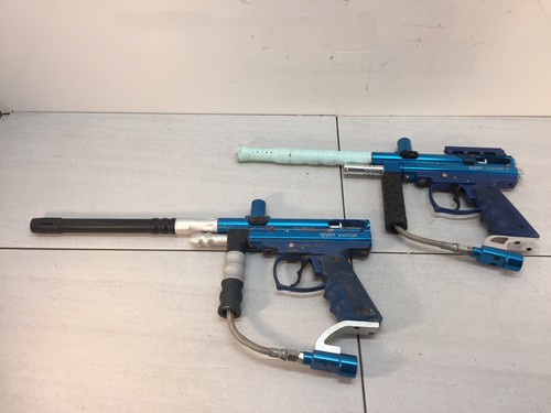 AS-IS (2) Spyder Victor I & II .68 Cal. Semi-Auto Paintball Gun Markers ...