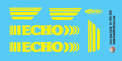 Estes Echo (1950) Decals | eBay
