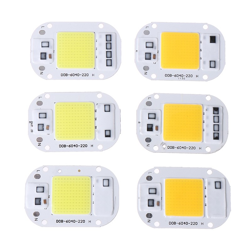 LED chip 20W 30W 50W AC 220V smart COB lamp beads LED lamp without ...