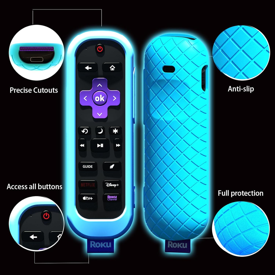 Cover for Roku Voice Remote Pro (2Nd Edition), Case Compatible with ...