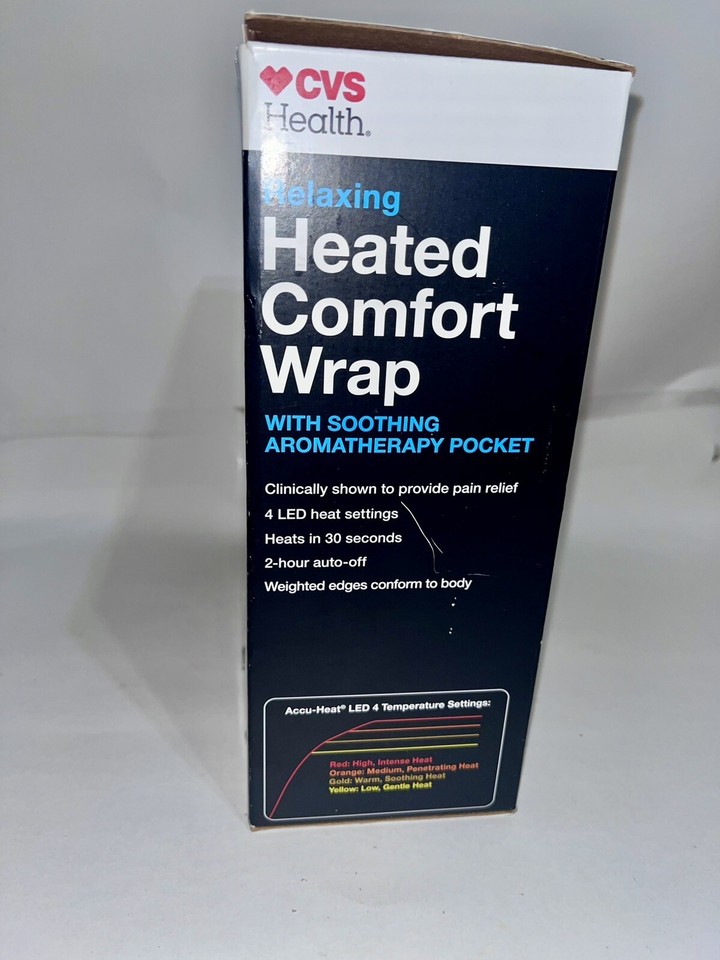 CVS Health Relaxing Heated Comfort Wrap Aromatherapy Pocket for Neck ...