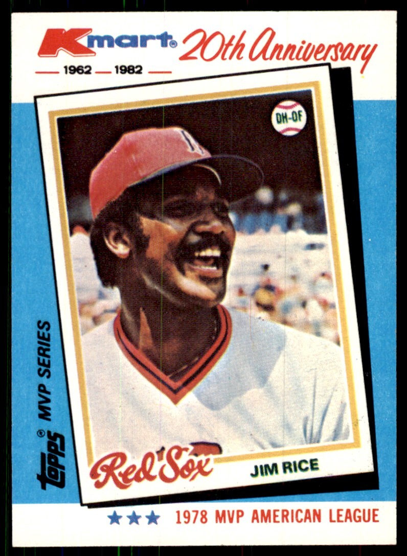1982 Topps Kmart Jim Rice Baseball Cards #33 | eBay
