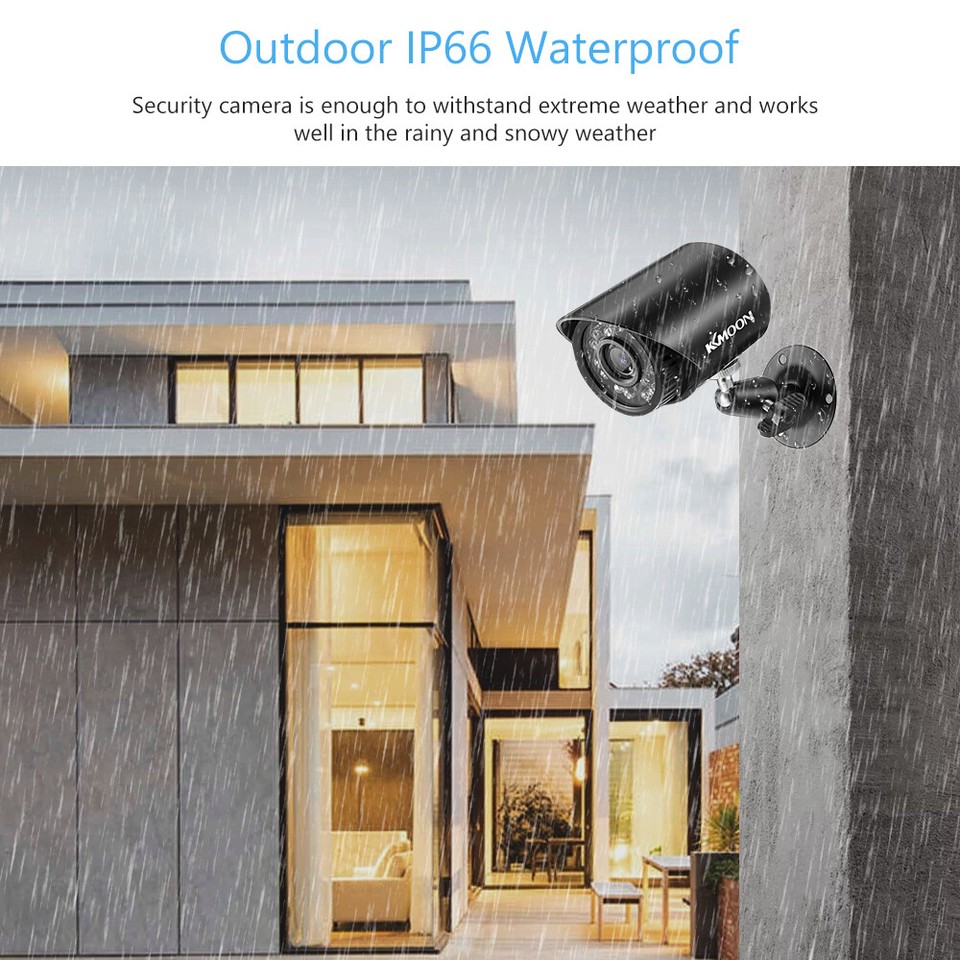 KKmoon 2MP 1080P Analog Security Camera NTSC System Outdoor Waterproof ...
