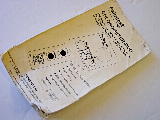 Palintest 1000 Chlorometer Micro 1000/m2 Chlorine Test Device Analyzer ...