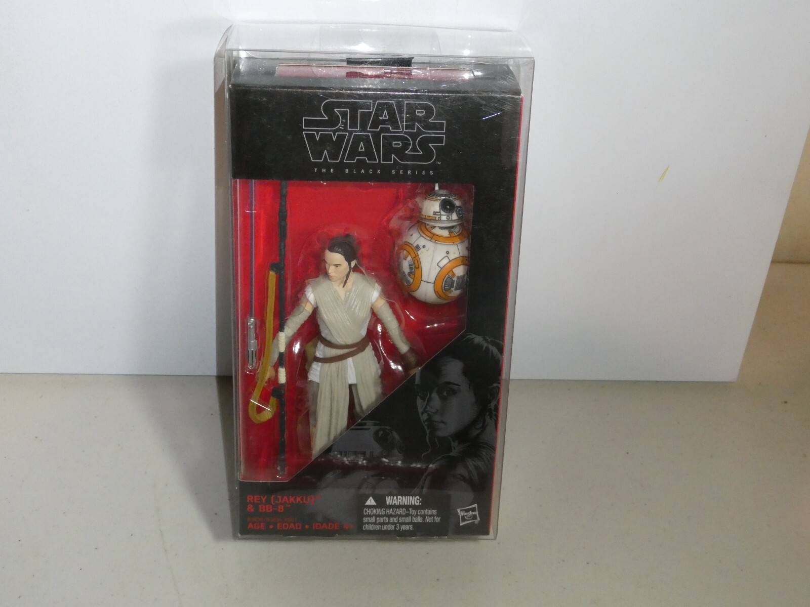 Star Wars The Black Series 02 Rey and BB-8 Jakku new hasbro 2015 inc ...