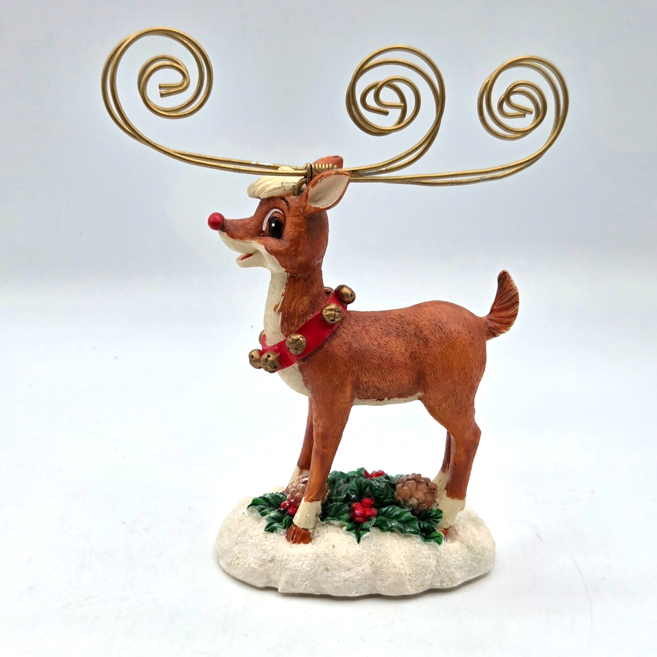 The Rudolph Company - Rudolph The Red Nosed Reindeer Resin Card Photo ...