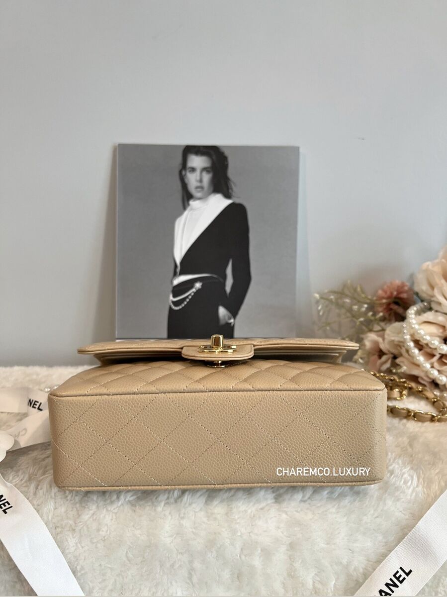 BNIB 🤎 2022 CHANEL Small Beige Clair Classic Double Flap BNIB 🤎 2022 CHANEL Small Beige Clair Classic Double Flap