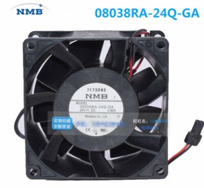 NMB 8038 8CM 08038RA-24Q-GA 24V 80mm 0.80A inverter cooling fan | eBay