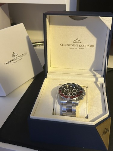 christophe duchamp marine chrono brand new with tags | eBay UK