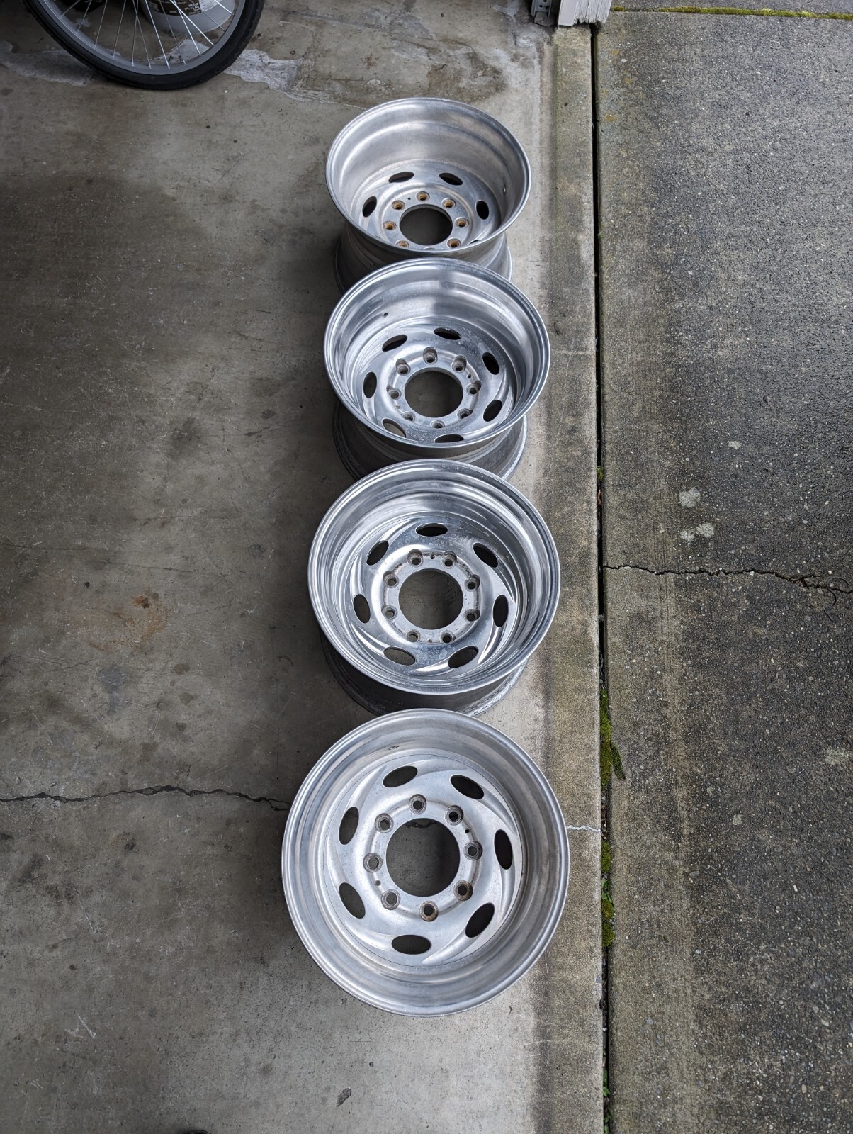 Weld Typhoon Aluminum Racing Wheels Rims 16.5x9.75 8x170 Ford 8 Lug ...