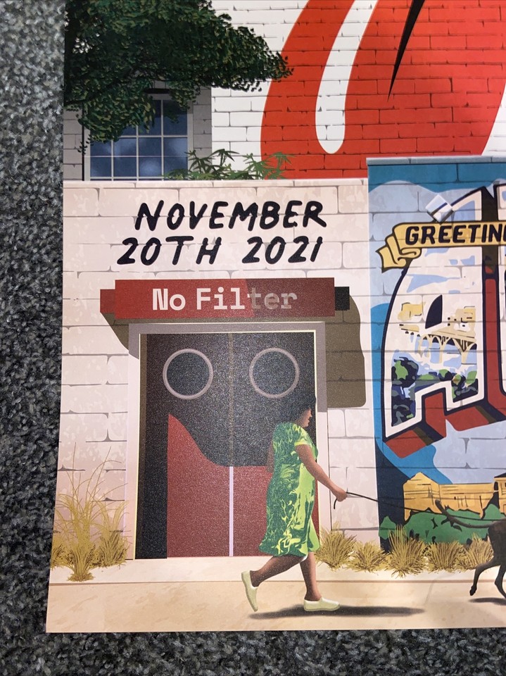 Rolling Stones - 11/20/21 Concert Poster No Filter Tour Austin TX Rare ...